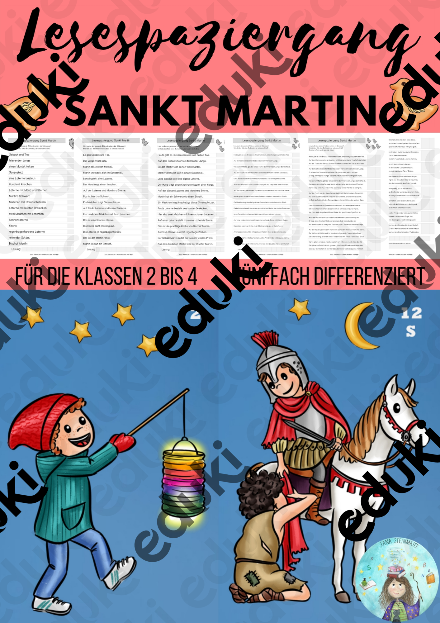 Lesespaziergang Sankt Martin (Klassen 2 bis 4) – Unterrichtsmaterial in ...