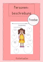 Personenbeschreibung Kostenloses Freebie Unterrichtsmaterial Im Personenbeschreibung Kostenloses Freebie Unterrichtsmaterial Im